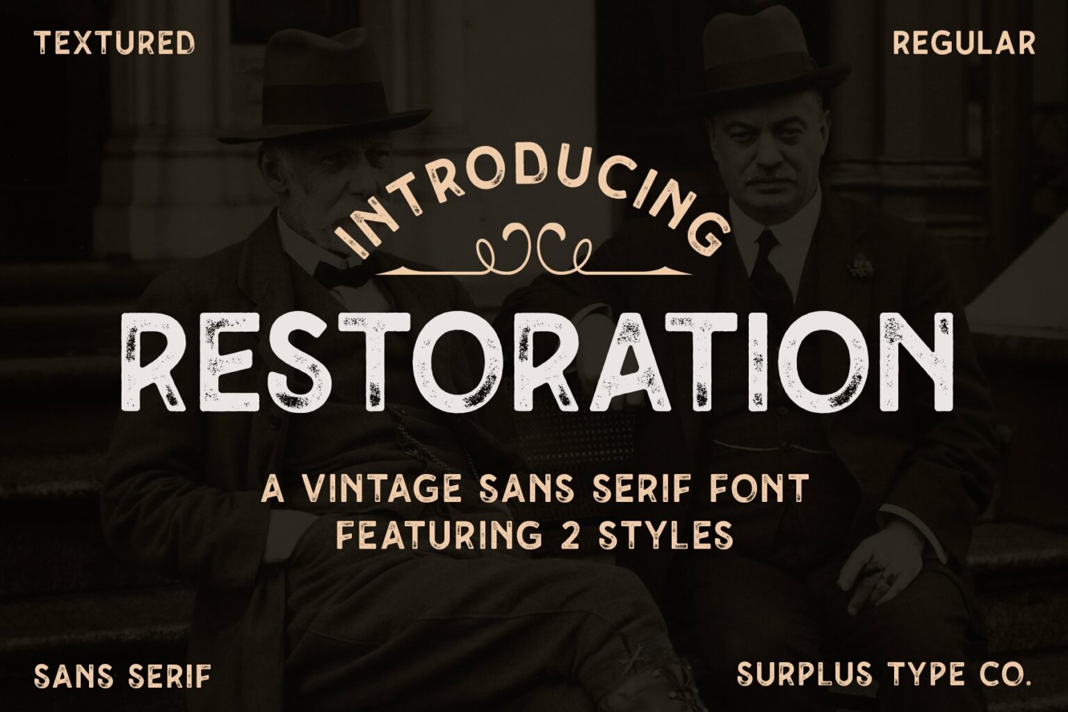Restoration - Vintage Font – MasterBundles