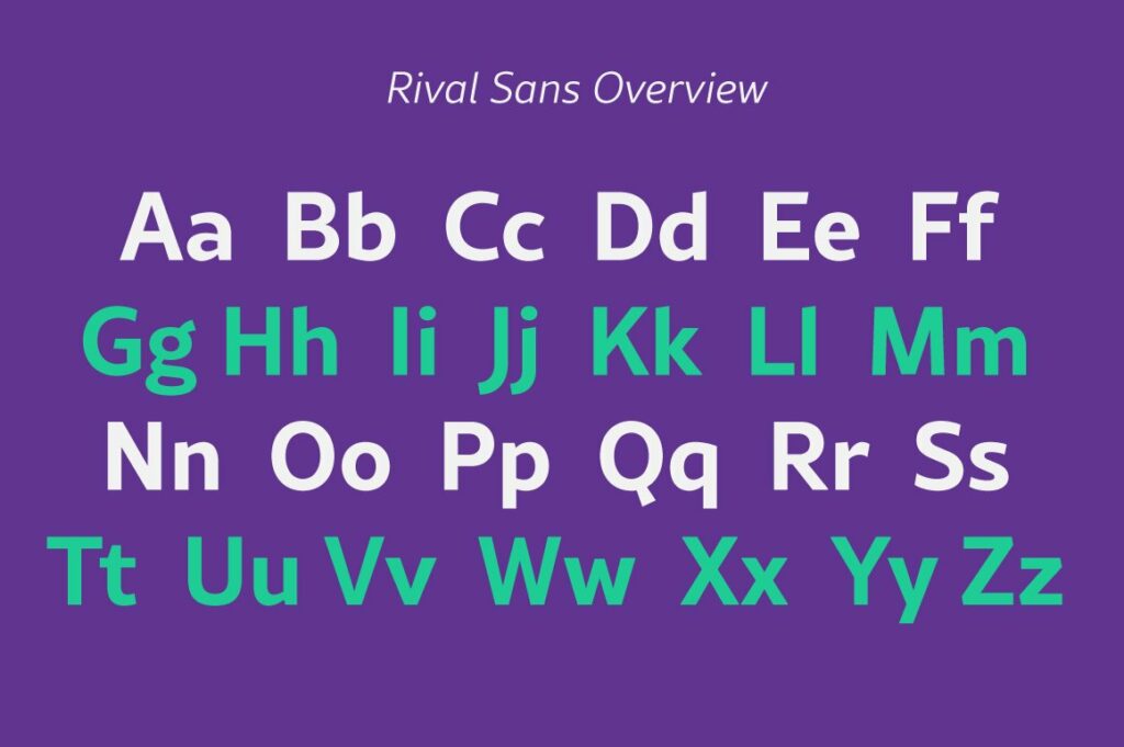 Rival Sans Font Family – MasterBundles