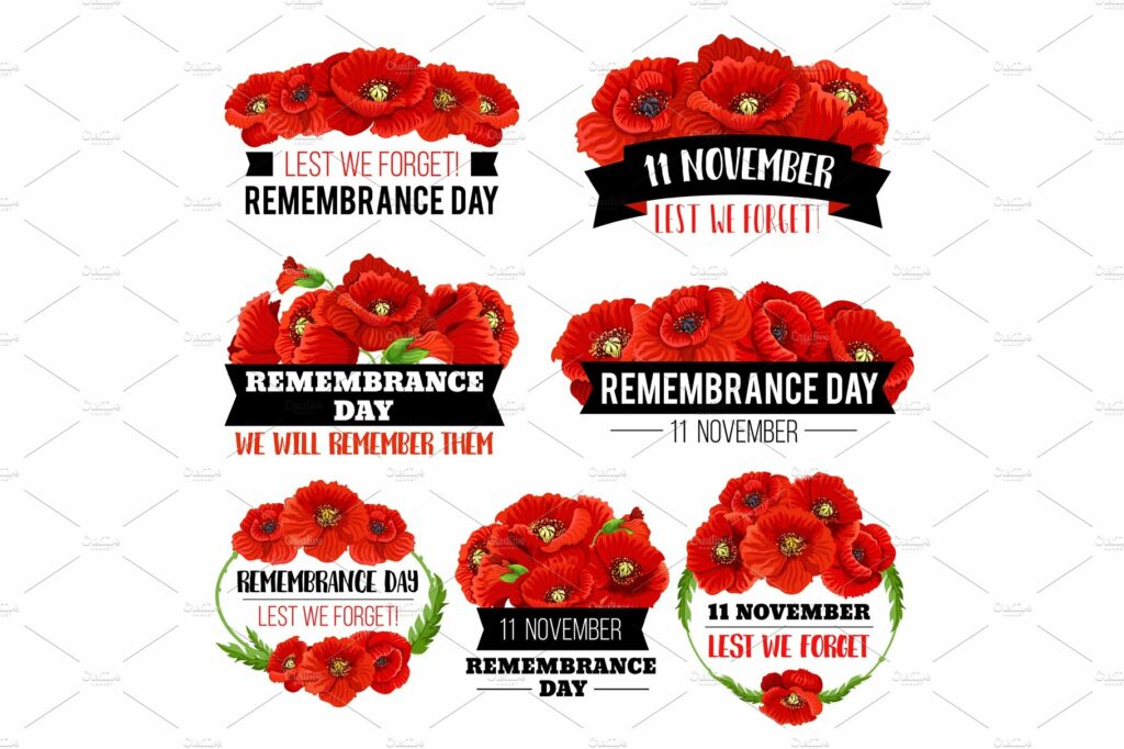 Poppy flower for Remembrance Day – MasterBundles