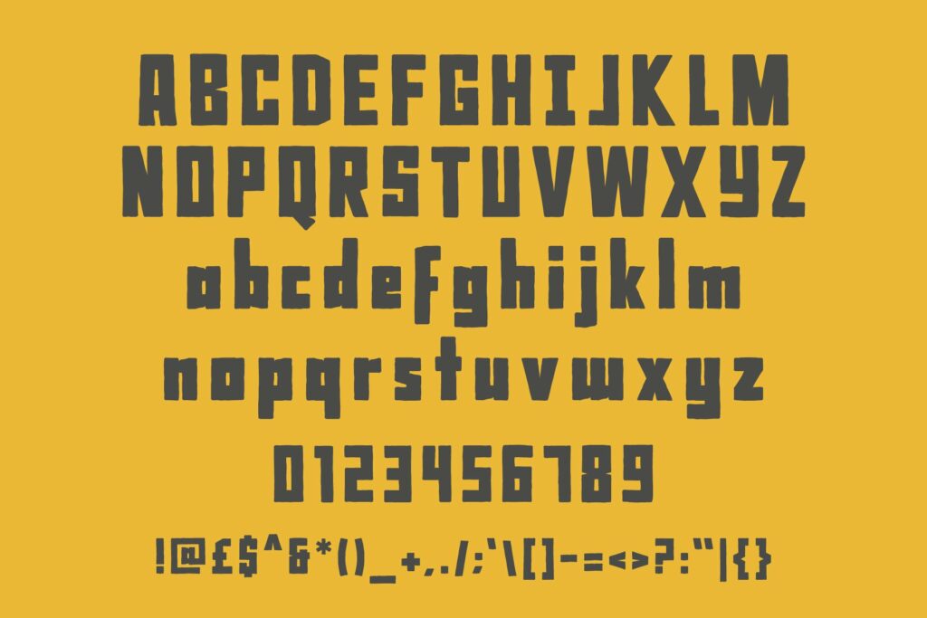 Rocky Ryder - a rugged display font – MasterBundles