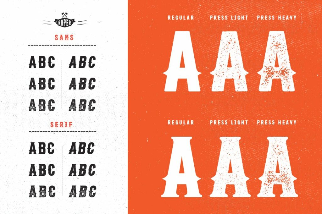 Roper Font Family - 70% OFF – MasterBundles