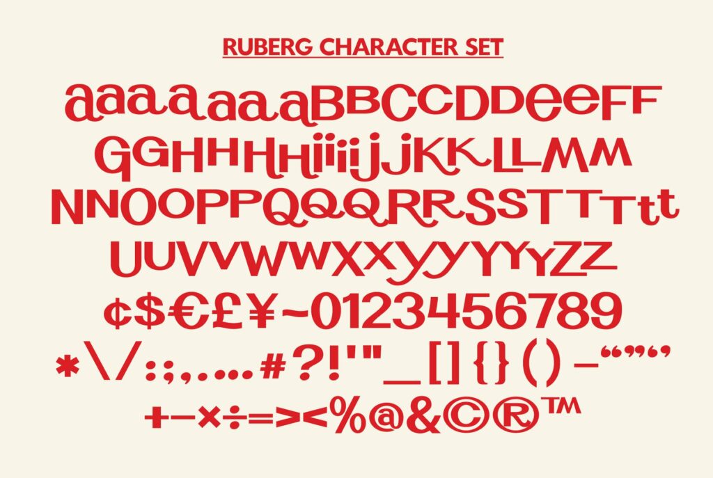 Ruberg | Retro Display Type! – MasterBundles