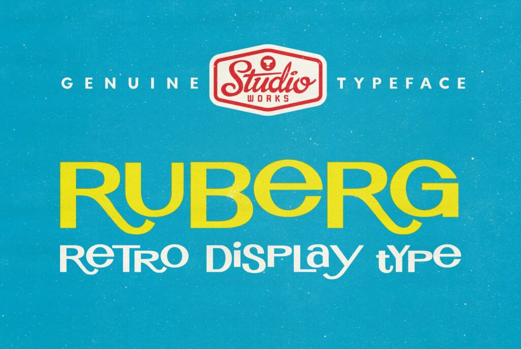 Ruberg | Retro Display Type! – MasterBundles