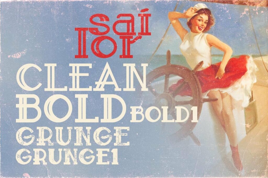 Sailor Font – MasterBundles