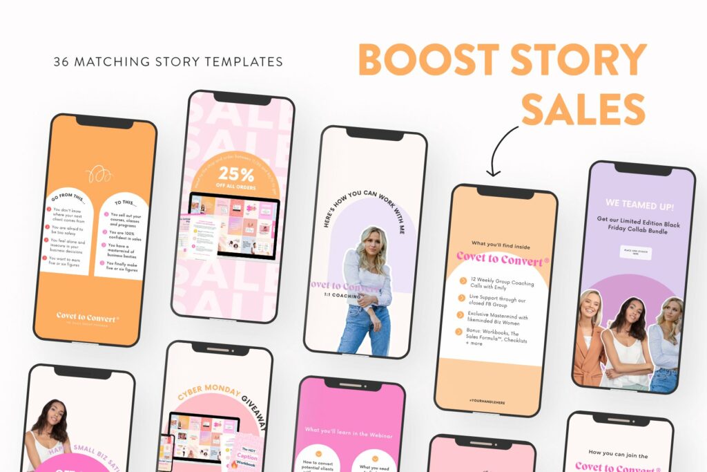 Instagram Sales Power Template Kit – MasterBundles