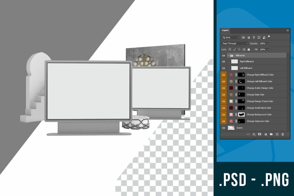 Arabic Street BillBoard – MasterBundles