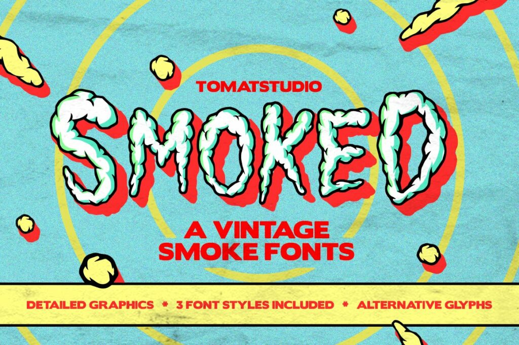Vintage Smoked Fonts – MasterBundles