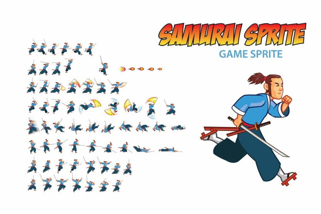 Samurai Game Sprite – MasterBundles