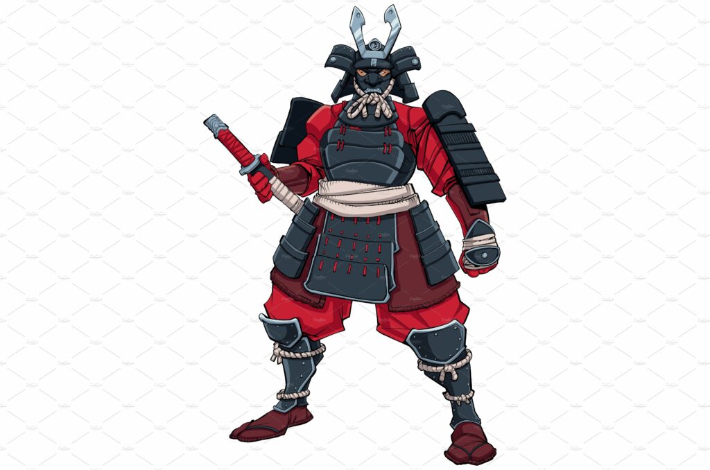 Samurai Warrior Black – MasterBundles