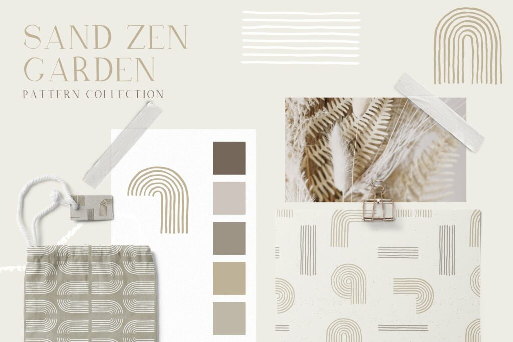 Sand Zen Garden - Seamless Patterns – MasterBundles