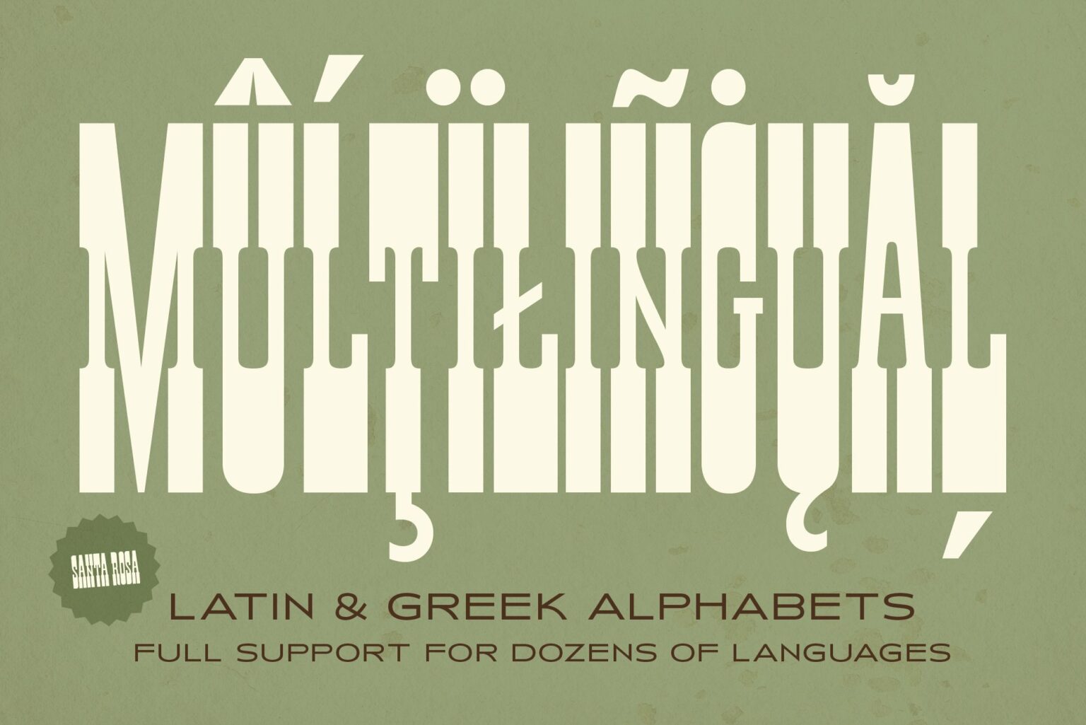 Santa Rosa Vintage Font Duo – MasterBundles