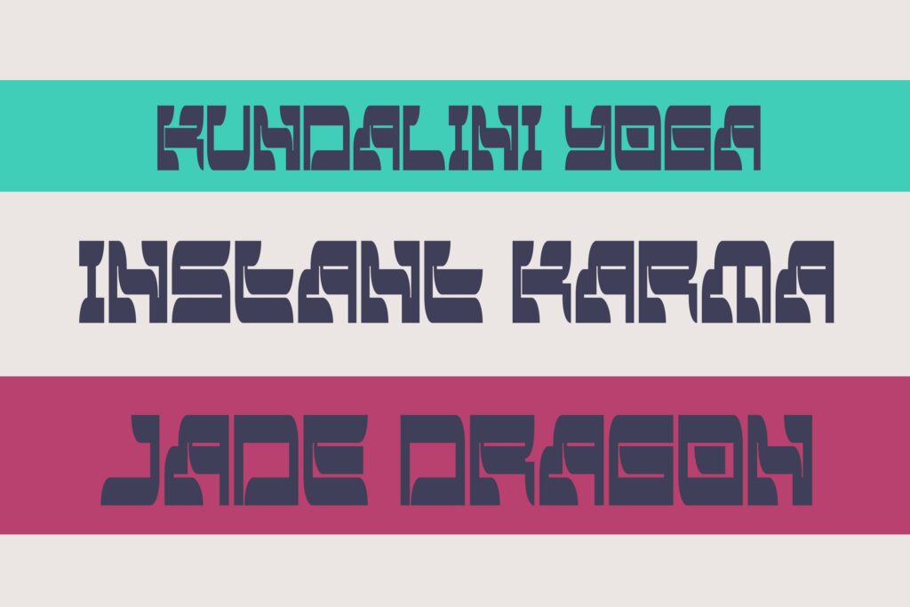 Dragon - Eastern style font – MasterBundles