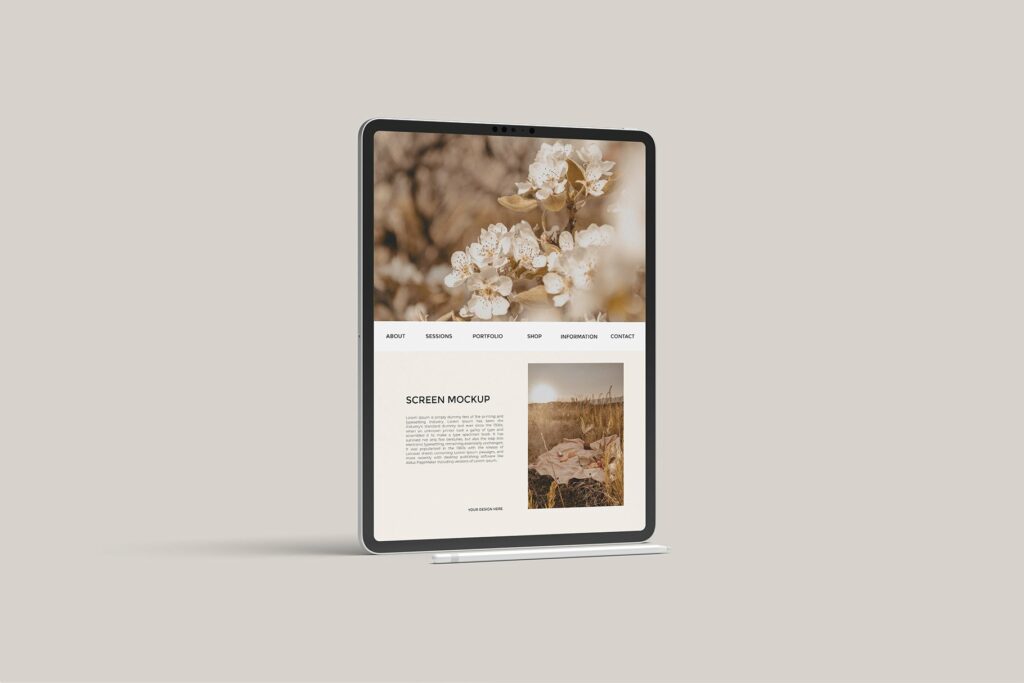 iPad Pro Mockup – MasterBundles