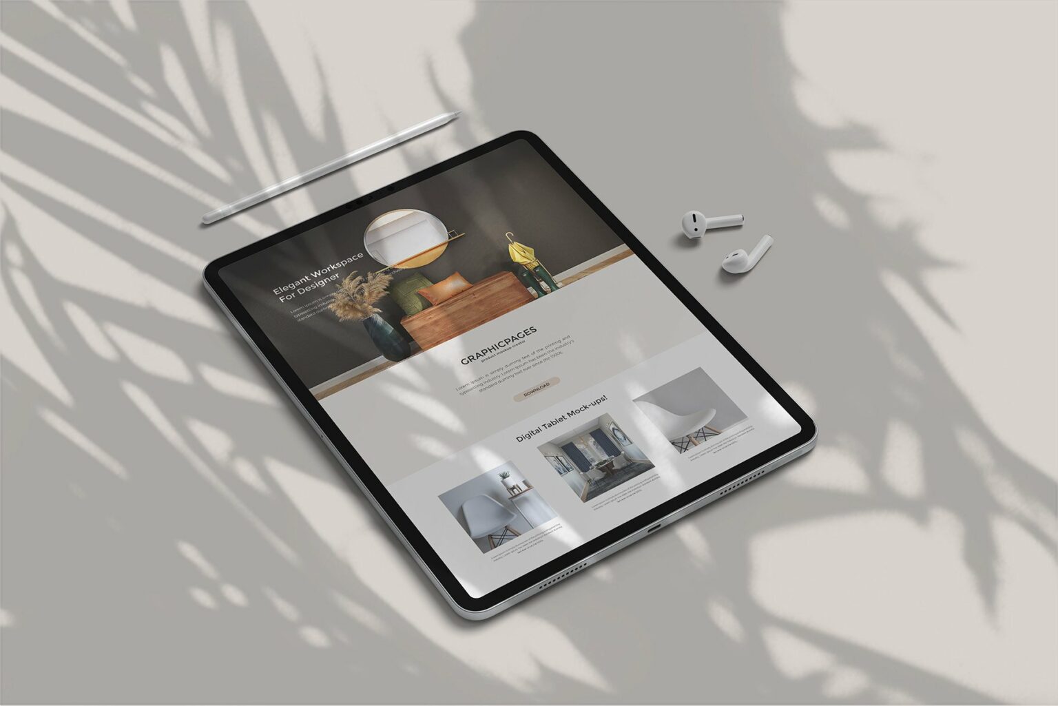 iPad Pro Mockup – MasterBundles