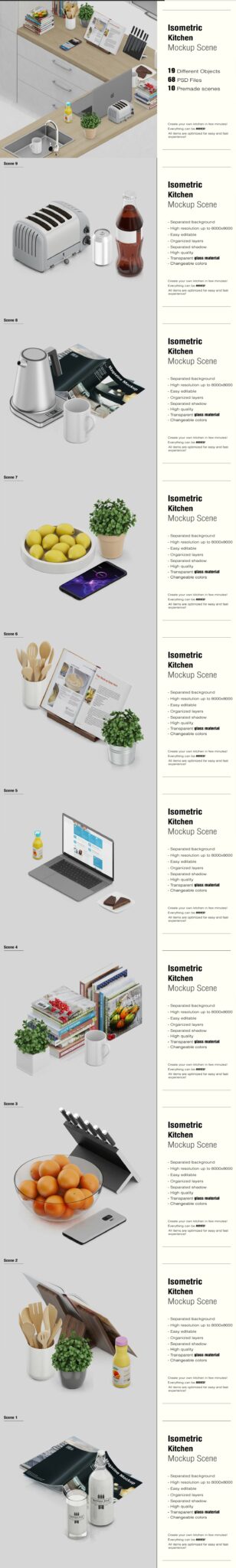 Isometric Scene Creator Mockup – MasterBundles
