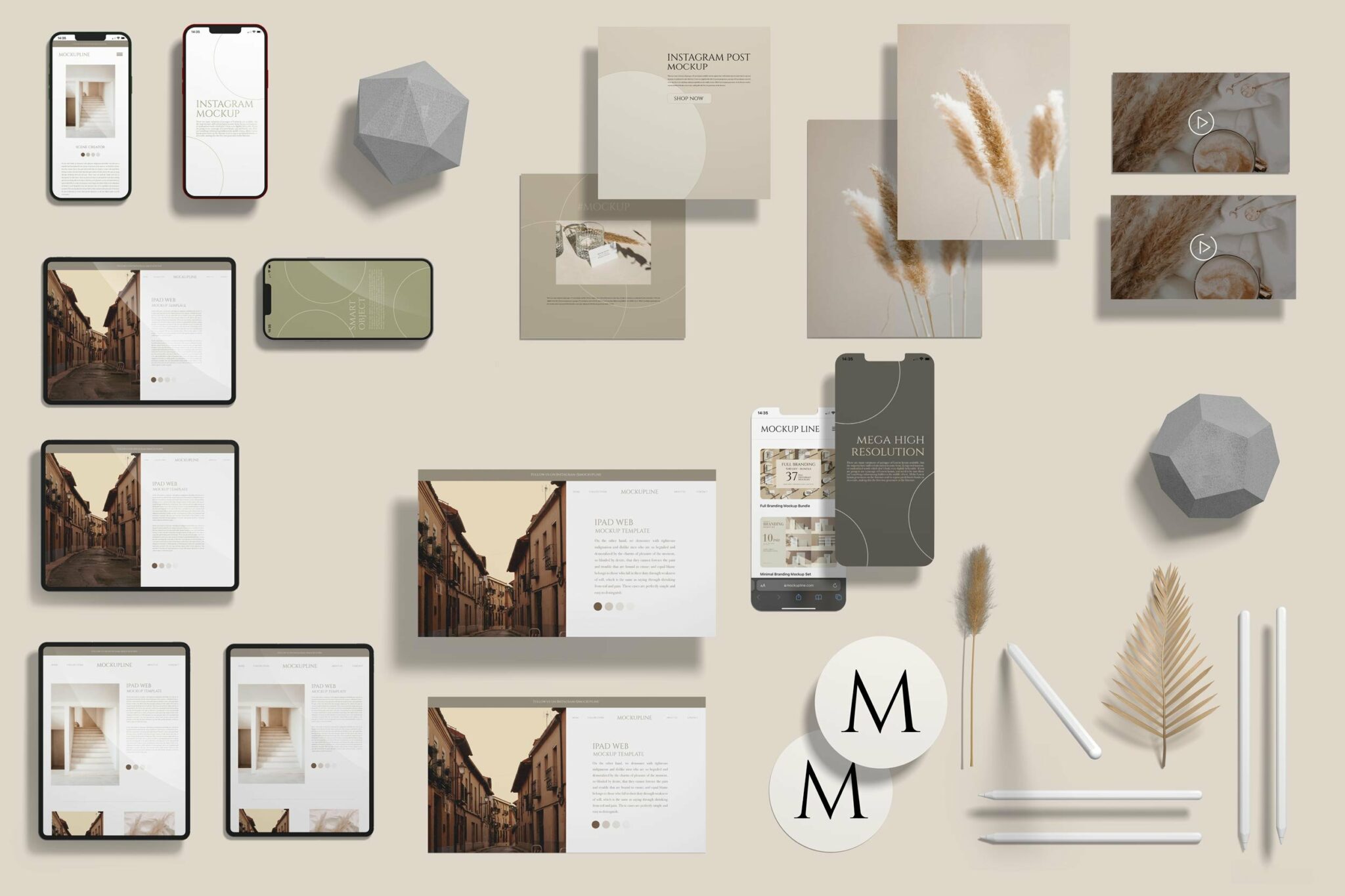 Minimal Scene Creator Mockup – MasterBundles