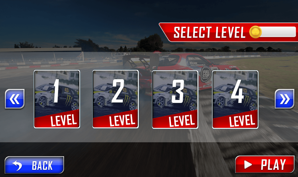 Racing Game UI Buttons Template | Game UI Bundle - MasterBundles