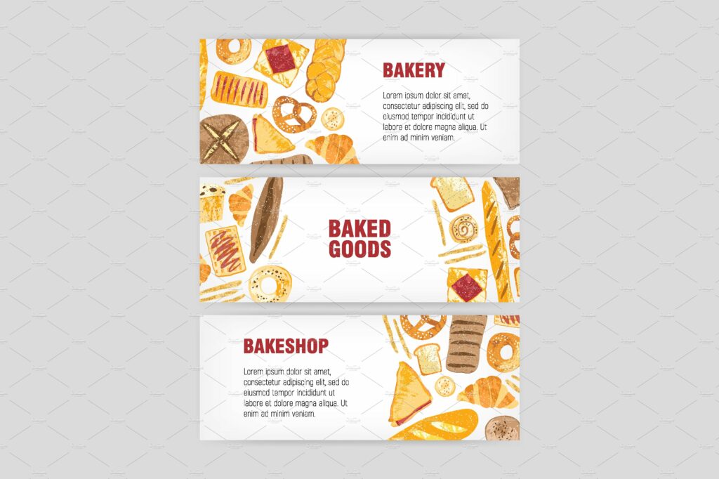Bakery bundle and seamless pattern – MasterBundles