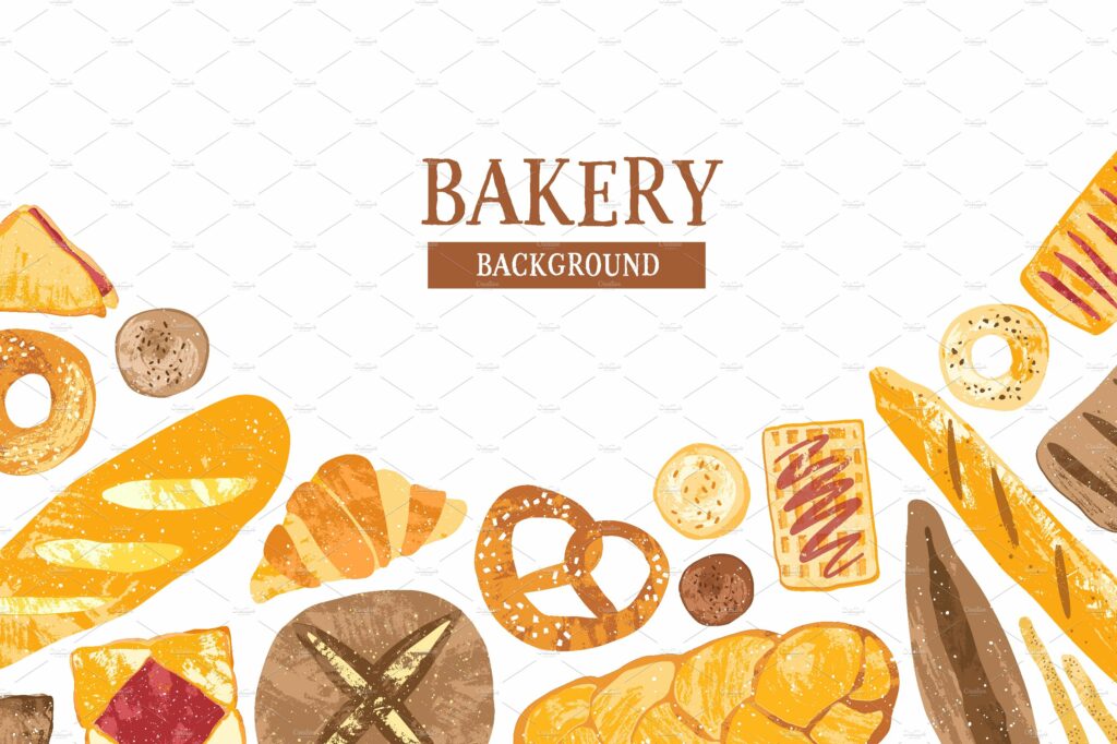 Bakery bundle and seamless pattern – MasterBundles