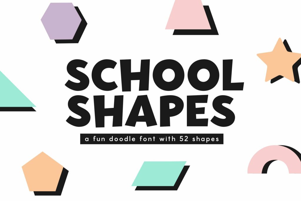 School Font Bundle | 10 Fonts – MasterBundles