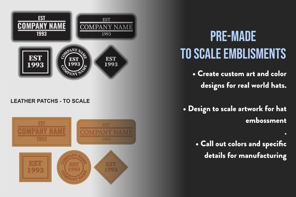 Hat Template - 6 Panel Hat – MasterBundles