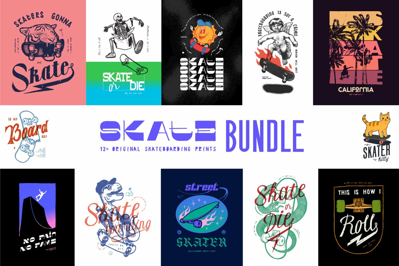 Skate Bundle 12+ prints – MasterBundles