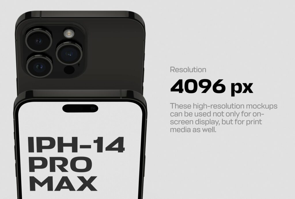 iPhone 14 Pro Max Mockups – MasterBundles