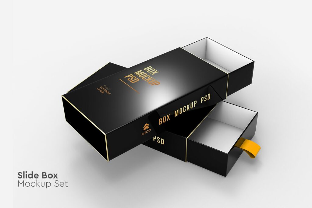 Slide Box Mockups – MasterBundles