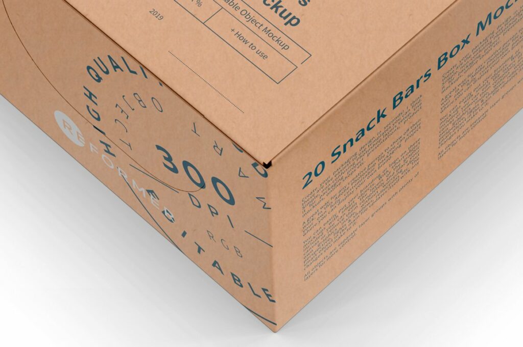Snack Bars Box Mockup 20x80g – MasterBundles