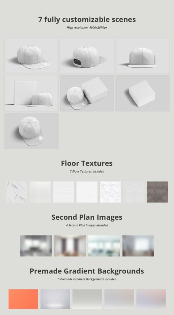 Snapback Cap 3d Mockup – MasterBundles