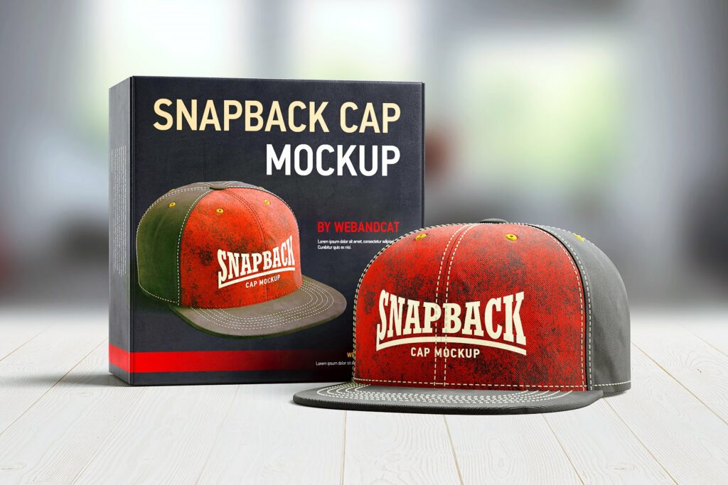 Snapback Cap 3d Mockup – MasterBundles