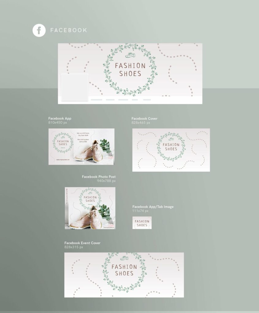 Social Media Pack | Fashion Shoes – MasterBundles