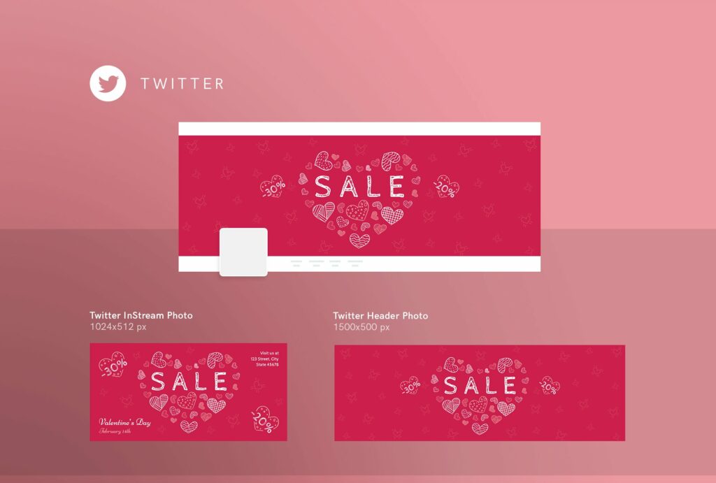 Social Media Pack | Valentine's Day – MasterBundles