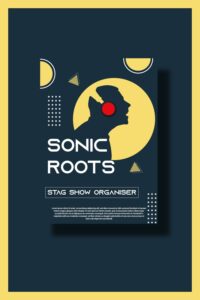 Sonic roots / music poster - MasterBundles