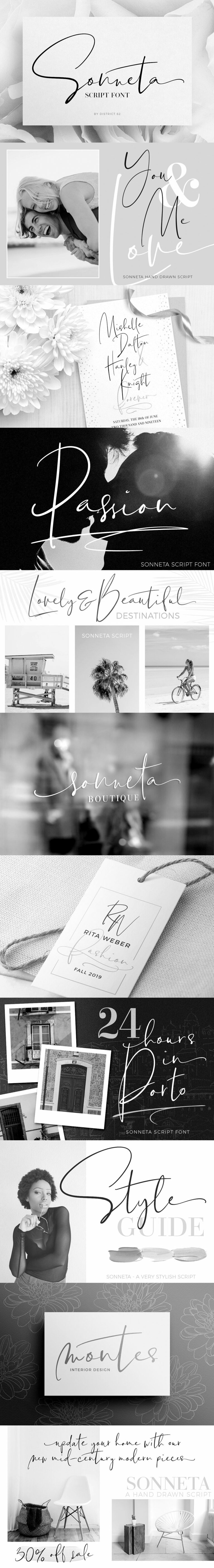 Sonneta Script – MasterBundles