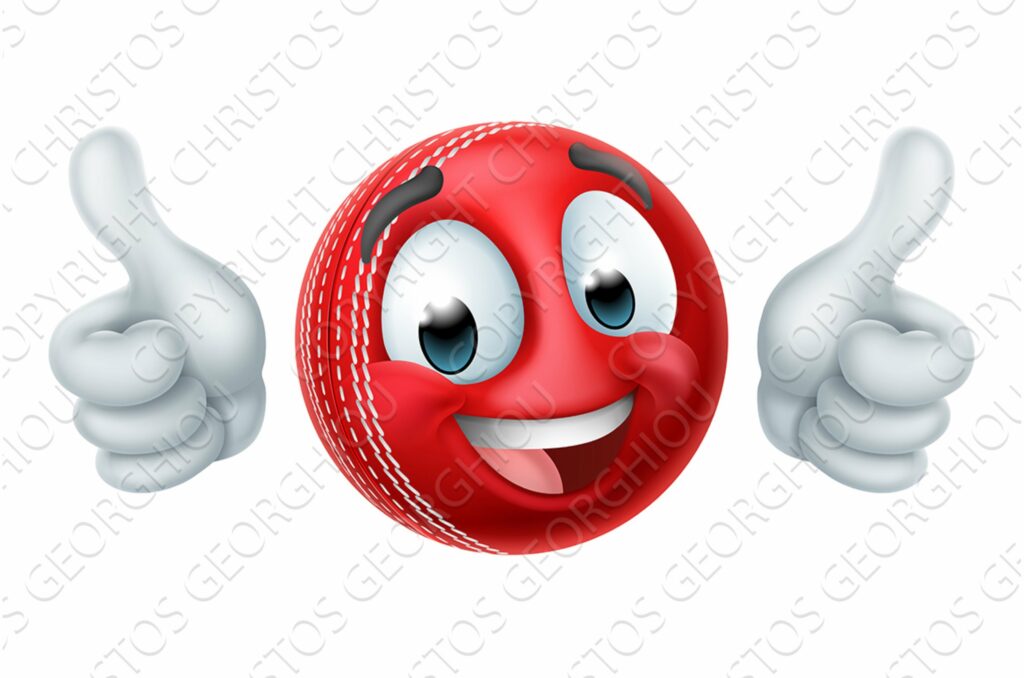 Cricket Ball Emoticon Face Emoji – MasterBundles