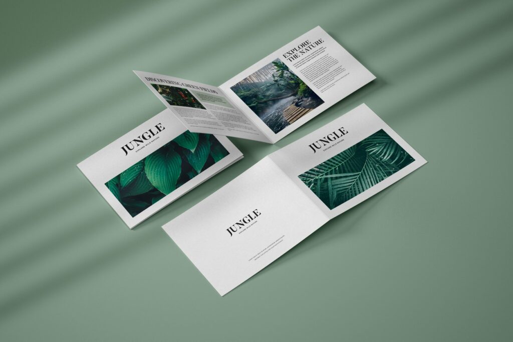 Horizontal Bifold Brochure Mockup – MasterBundles