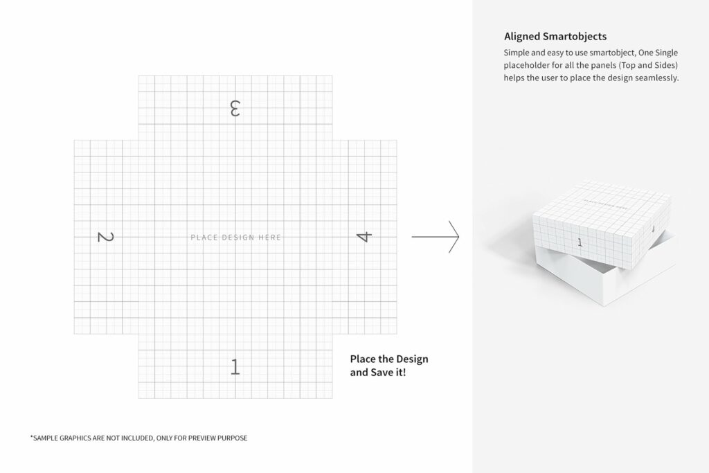 Square Box Packaging Mockups – MasterBundles