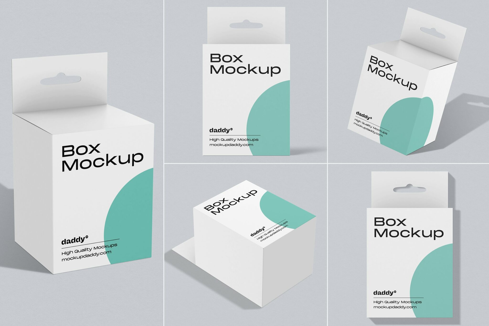 Square Hanger Box Mockup – MasterBundles