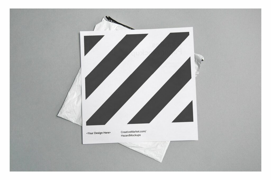 8x Square Paper Mockup Bundle – MasterBundles