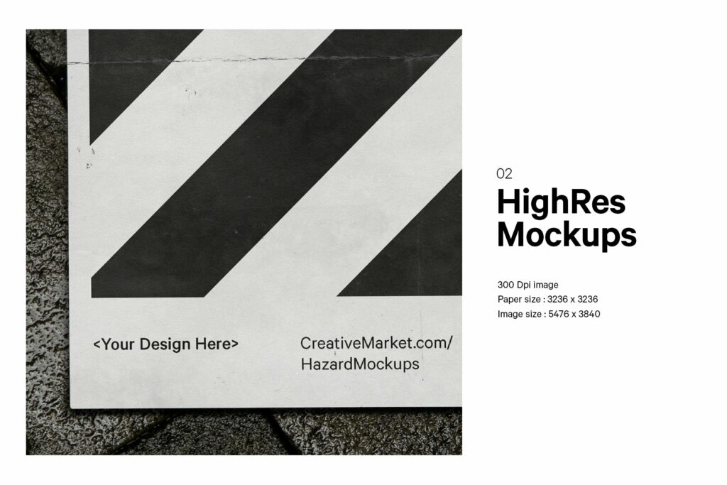 8x Square Paper Mockup Bundle – MasterBundles