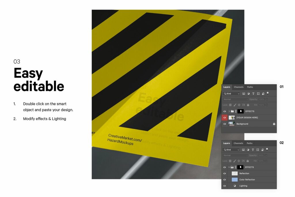 8x Square Paper Mockup Bundle – MasterBundles