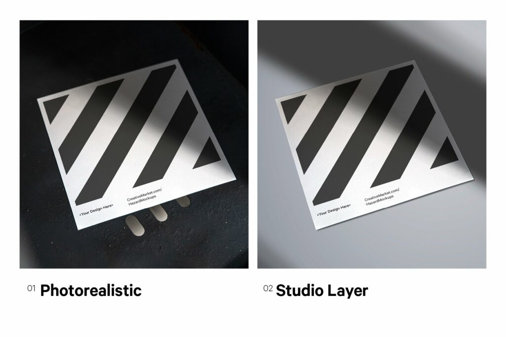 8x Square Paper Mockup Bundle – MasterBundles