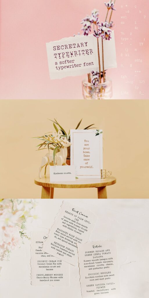 Secretary Typewriter font – MasterBundles