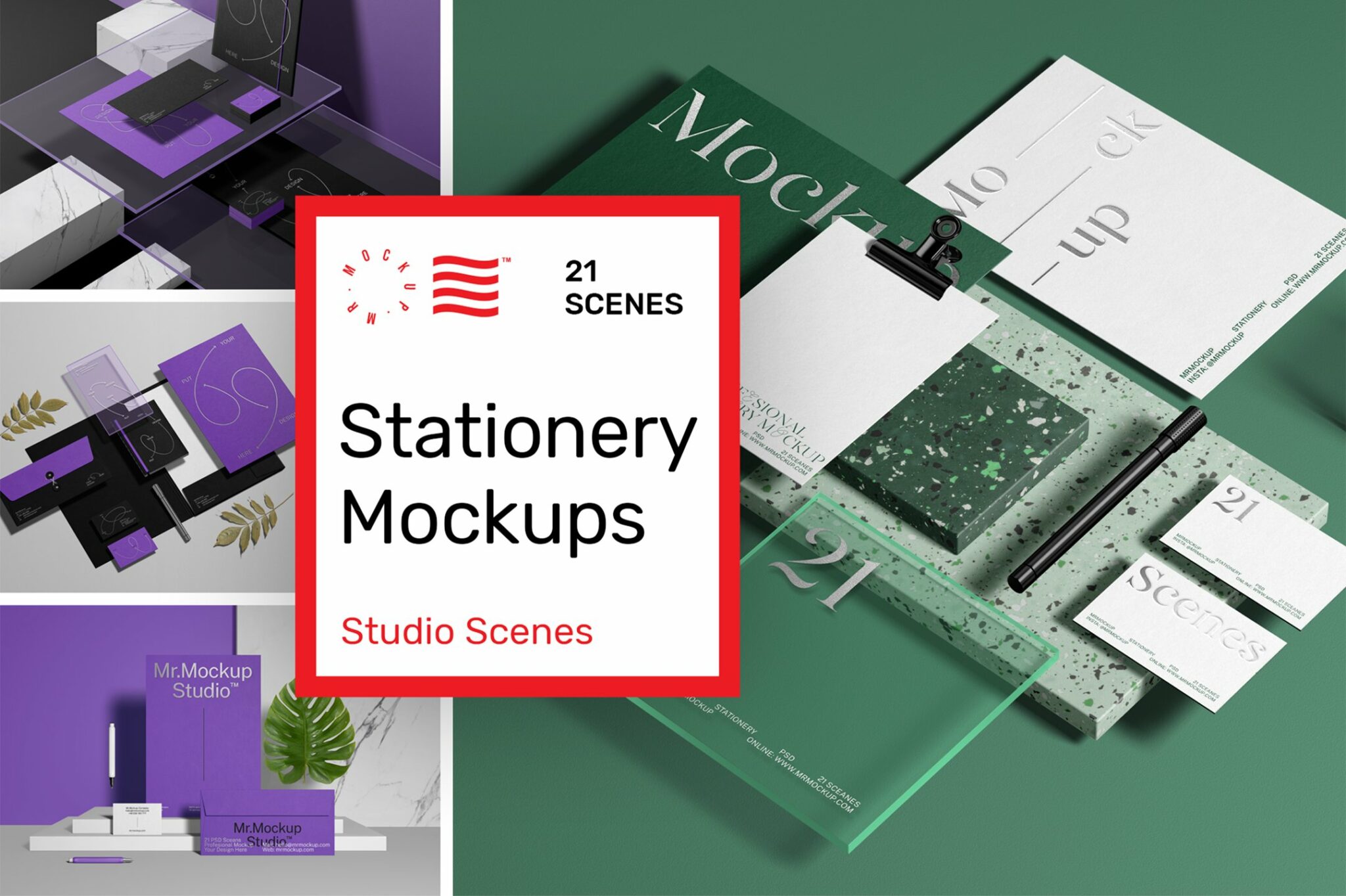 Stationery Mockups - Studio Scenes – MasterBundles