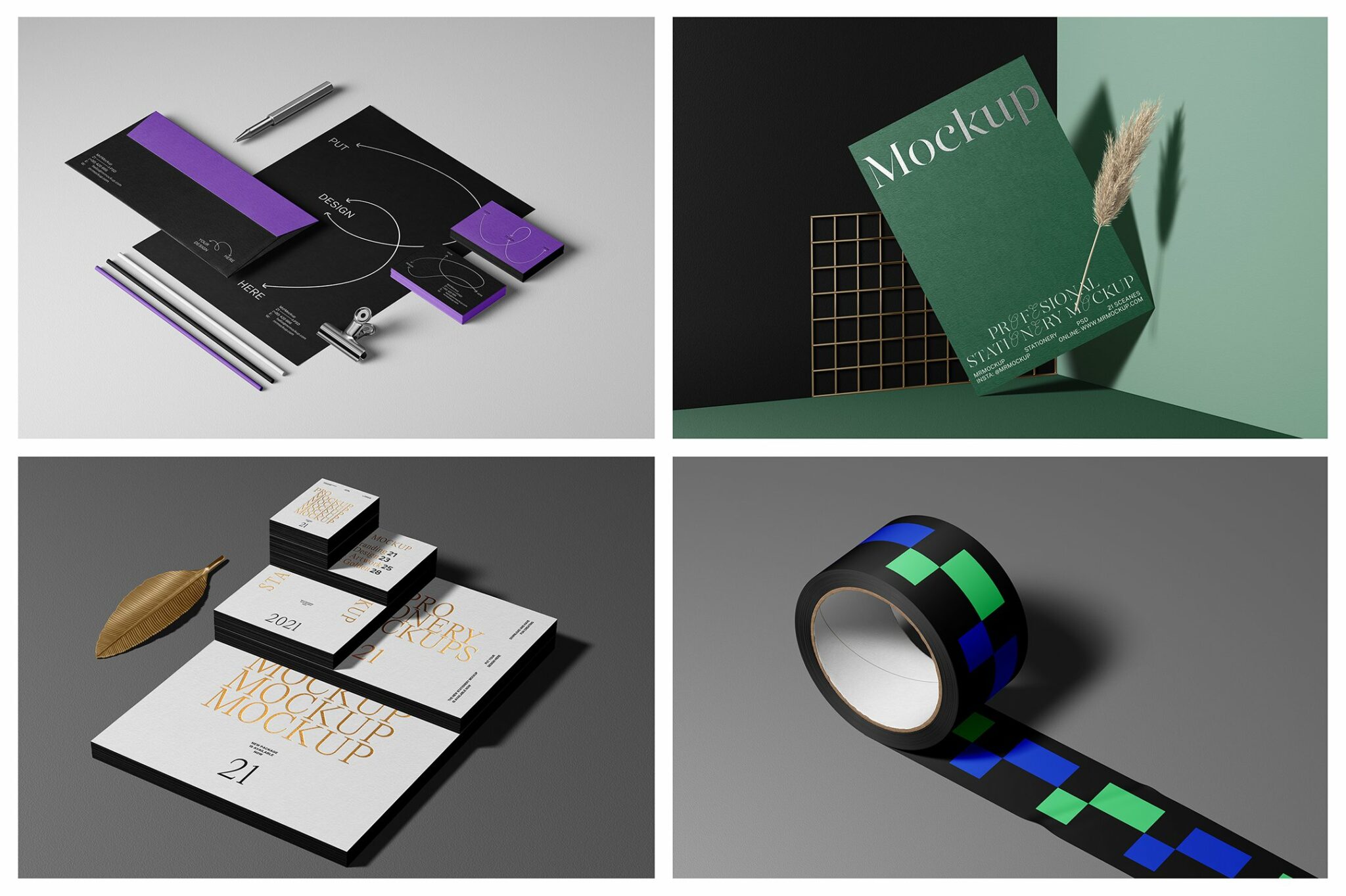 Stationery Mockups - Studio Scenes – MasterBundles
