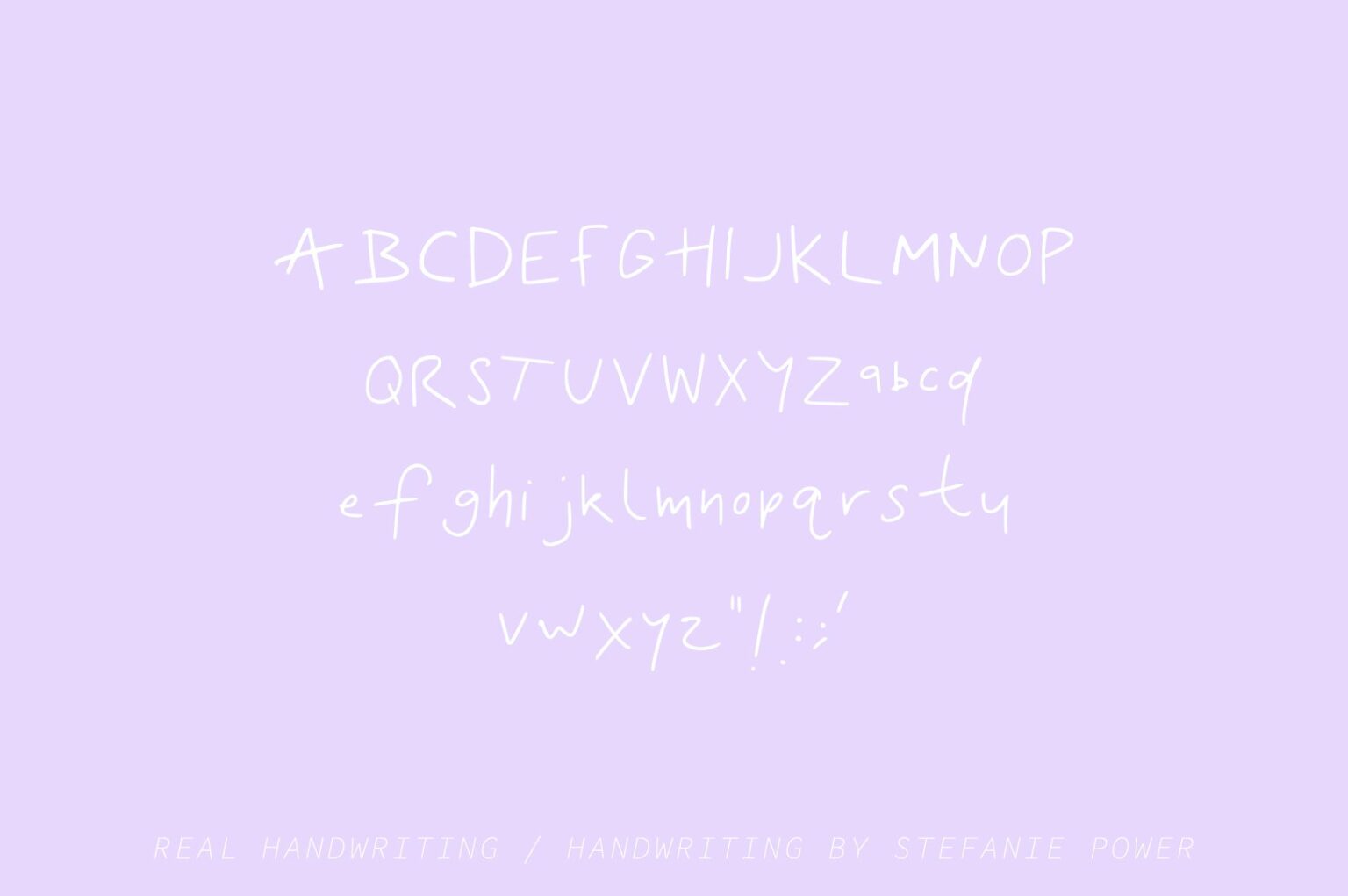 Real Handwriting | Font – MasterBundles