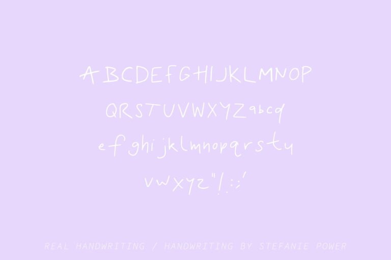 Real Handwriting | Font – MasterBundles