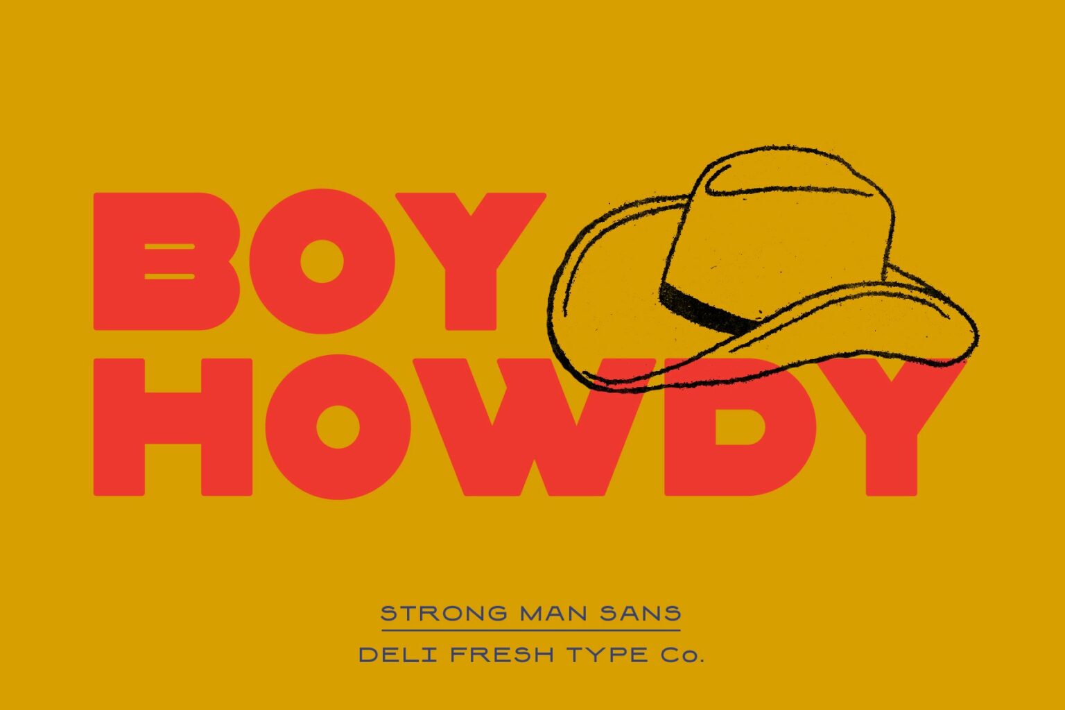 Strong Man Sans: Heavy Display Font – MasterBundles
