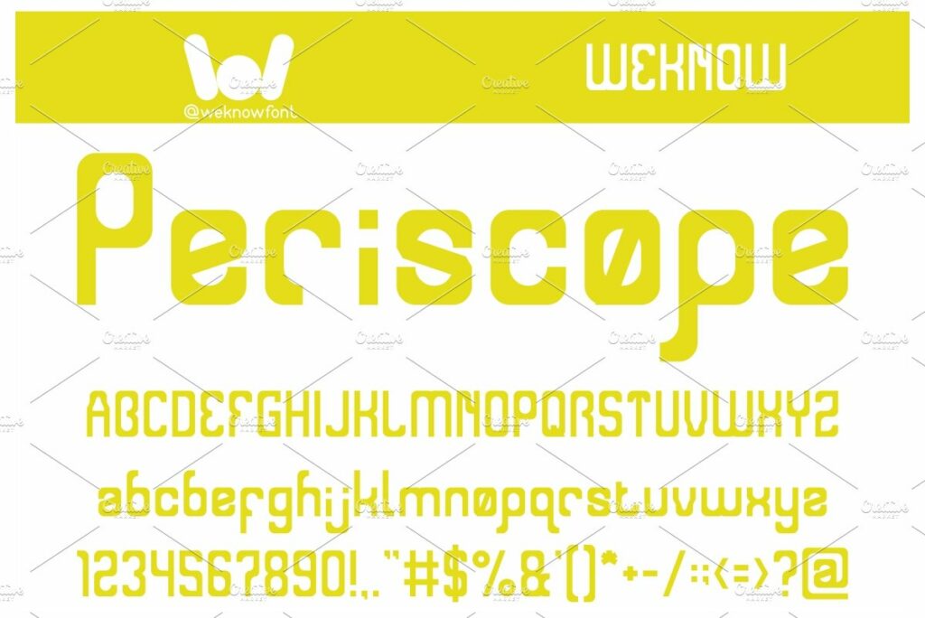 Submarine font – MasterBundles